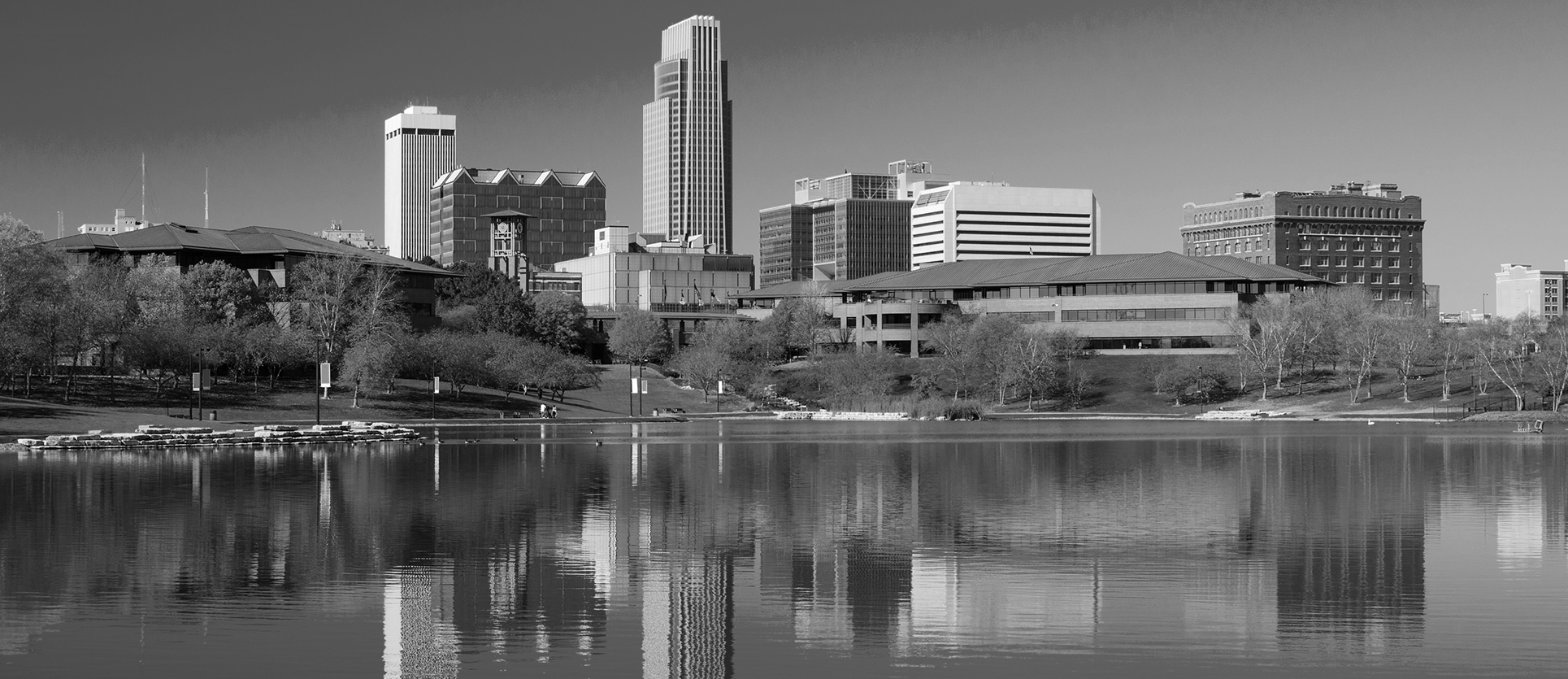 Omaha skyline and lake at Autumn – The WICT Network Midwest